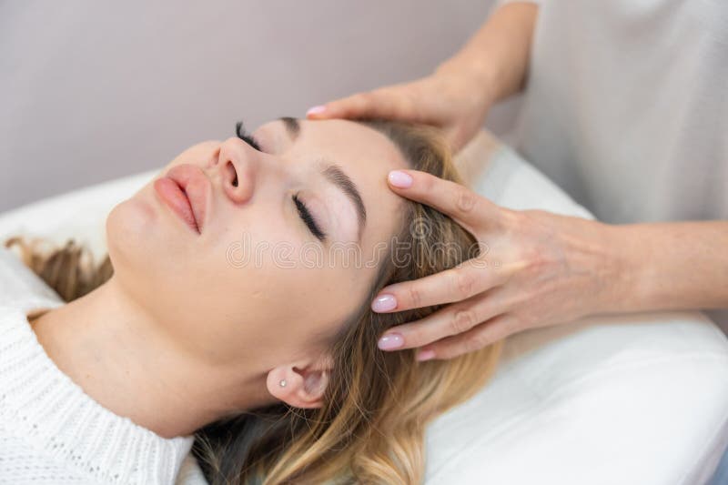 Healer Performing by Lightly Touched Set of 32 Points of Access Bars on ...