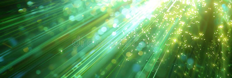 Healing Abstract Background, Soothing Green and Blue Rays, Nurturing ...