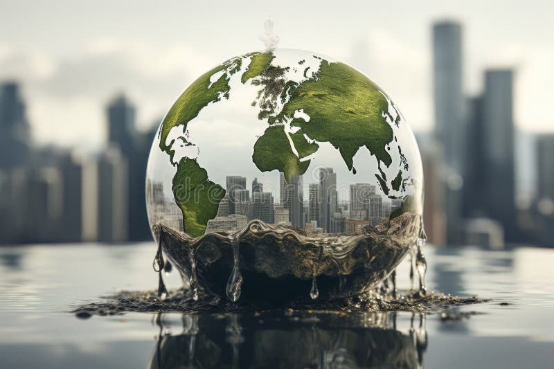 Healing Earth: Evocative Symbol of an Eco-Friendly Planet Stock ...