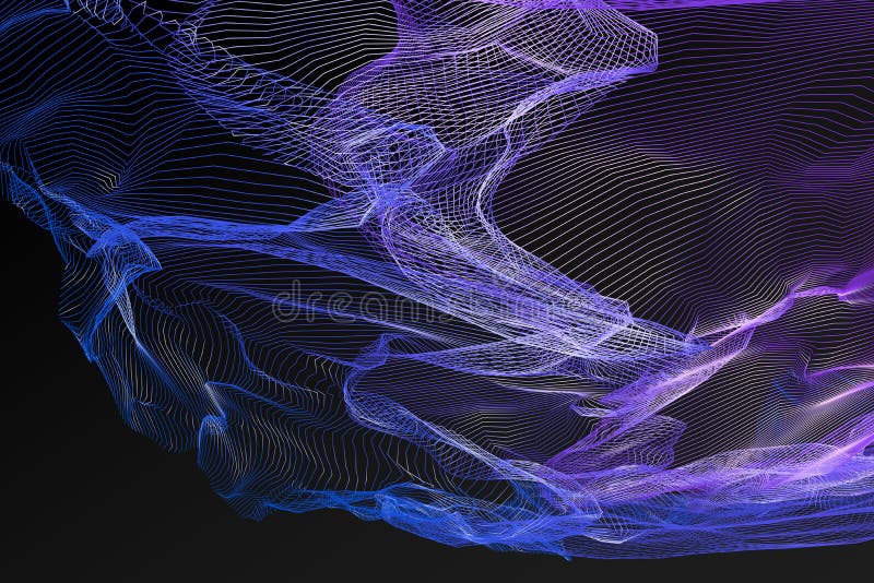 Healing Image. Futuristic Image. Different Dimensional Space. Beautiful ...