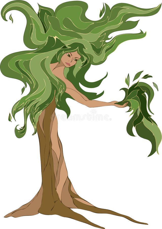 Healing Nature Vector Illustration Stock Vector - Illustration of ...