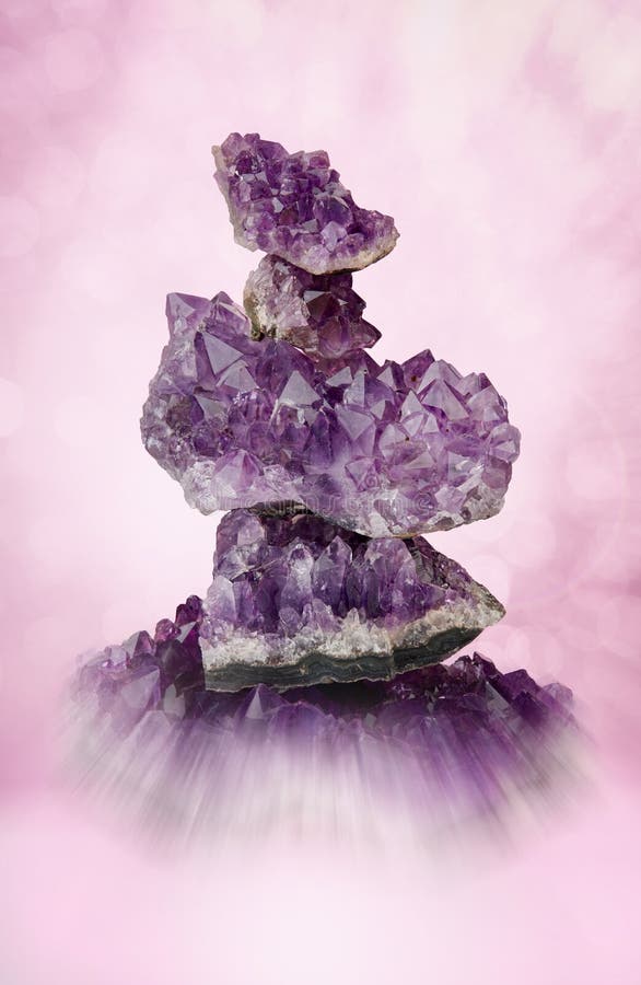 Healing Power Amethyst stock image. Image of holistic - 164703179
