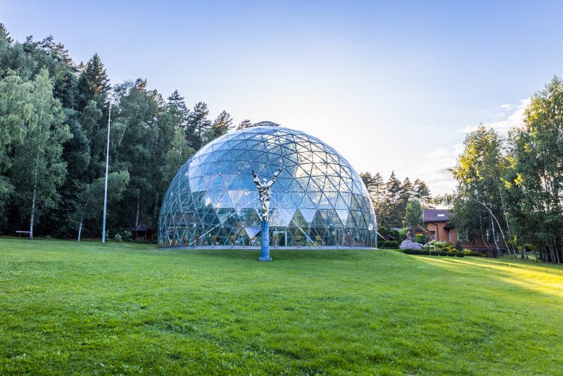 The Healing Pyramid of Merkine. Merkine, Lithuania, 7 August 2022 ...