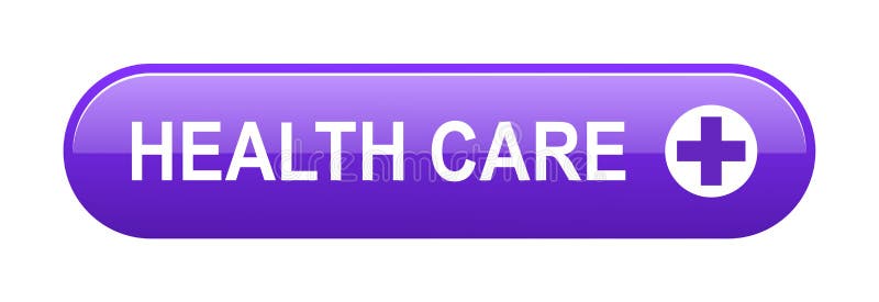 Health care button stock vector. Illustration of cure - 178944985
