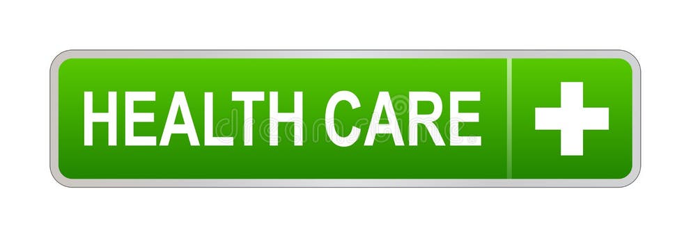 Health care button stock vector. Illustration of clinic - 178945060