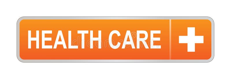 Health care button stock vector. Illustration of detail - 178945066