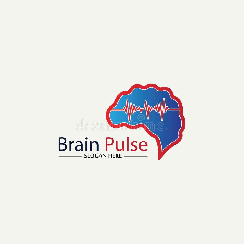 Health Brain Pulse Logo Template Design Vector, Emblem, Design Concept ...