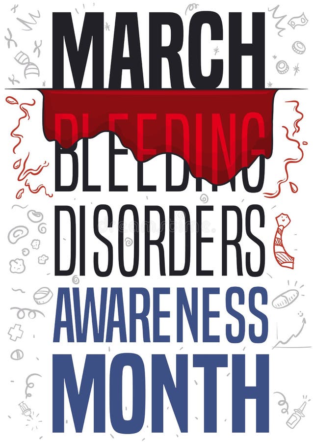Dripping Blood and Doodles Promoting Bleeding Disorders Awareness Month ...