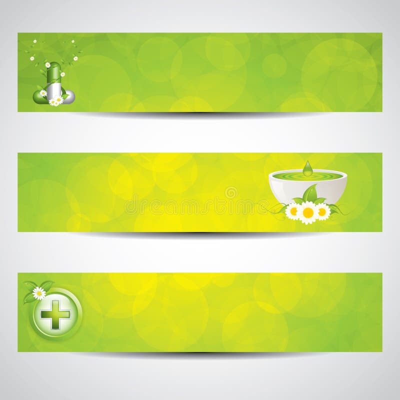 Health-care banners stock vector. Illustration of alternative - 26718467
