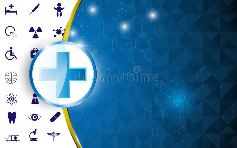 Health Care Concept Abstract Design Background Stock Vector ...
