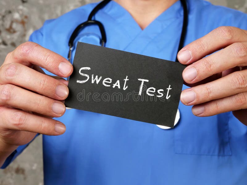 Health Care Concept Meaning Sweat Chloride Test Sweat Test with Phrase ...