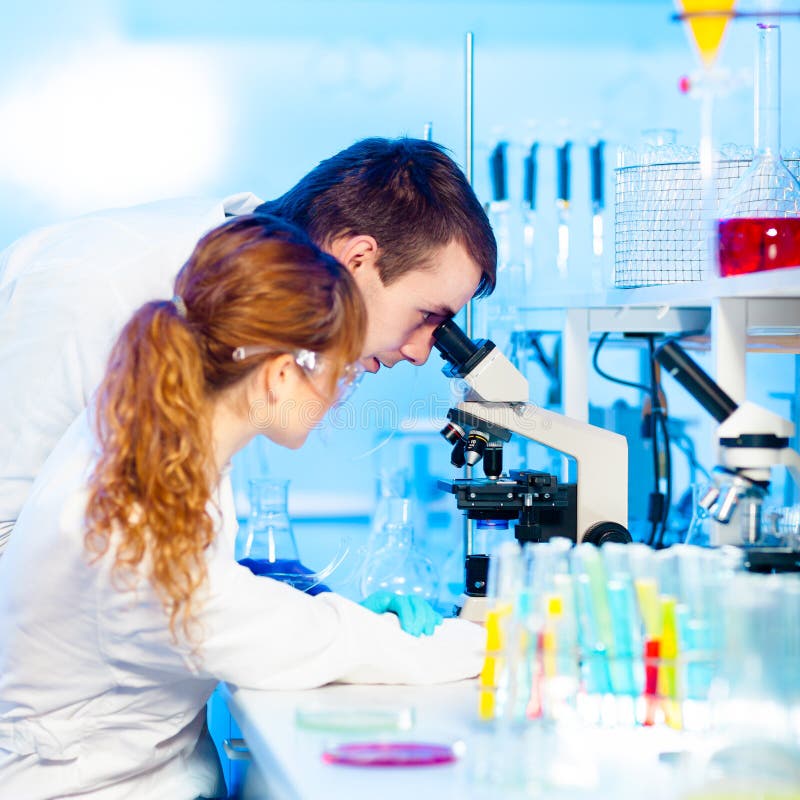 Health Care Professionals in Lab. Stock Photo - Image of doctor ...