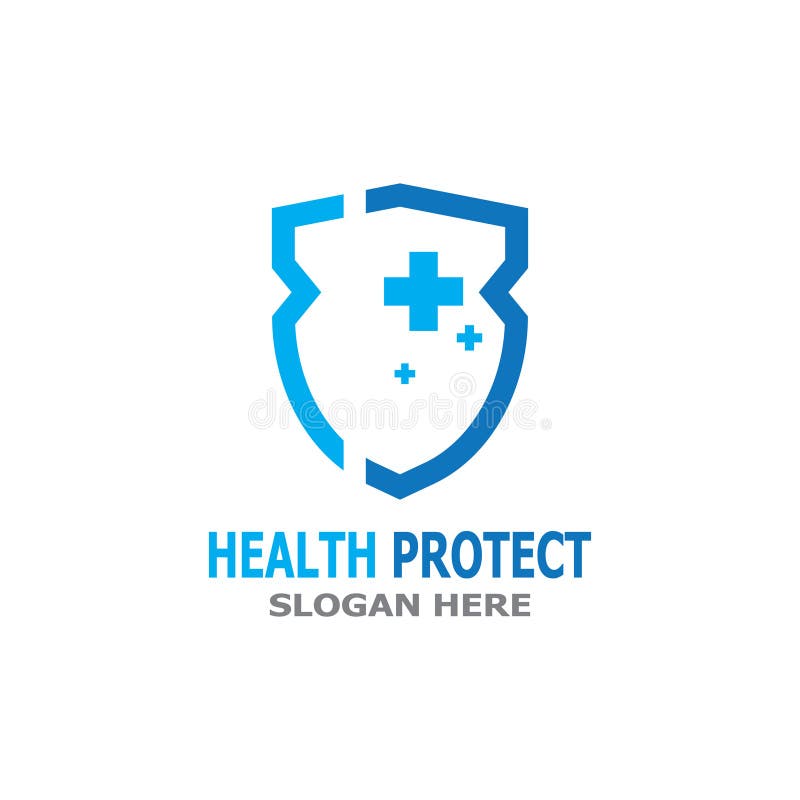 Health Care Protect Medicine Logo Vector Template Stock Illustration ...