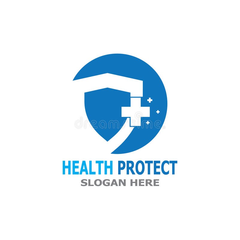 Health Care Protect Medicine Logo Vector Template Stock Illustration ...