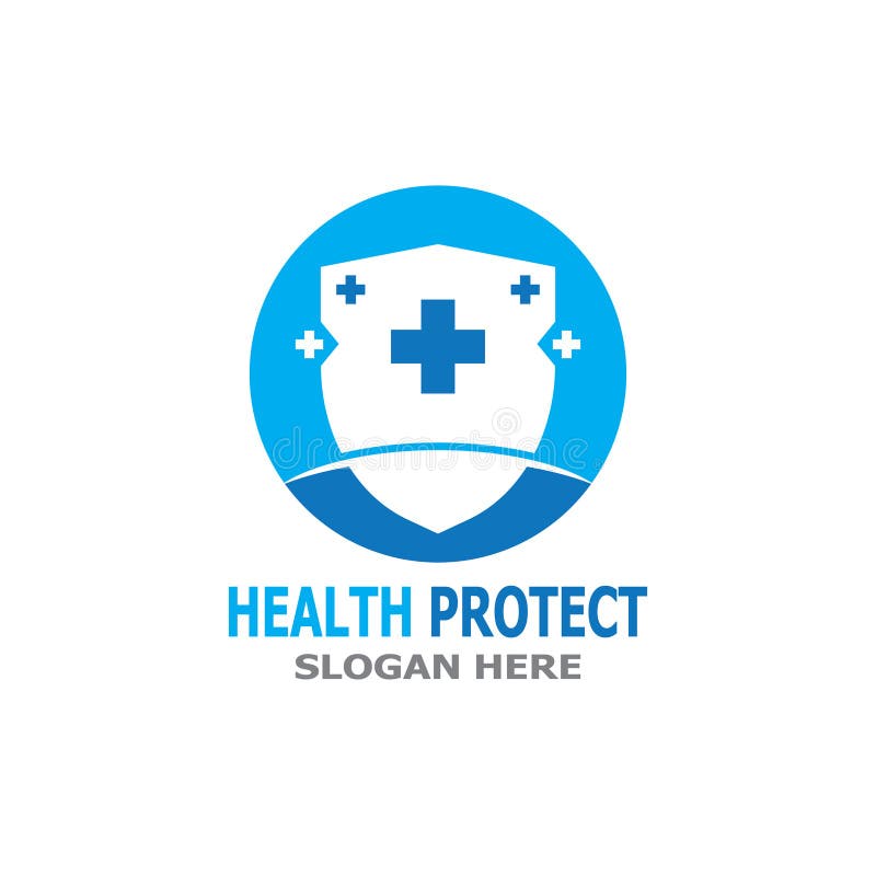 Health Care Protect Medicine Logo Vector Template Stock Illustration ...