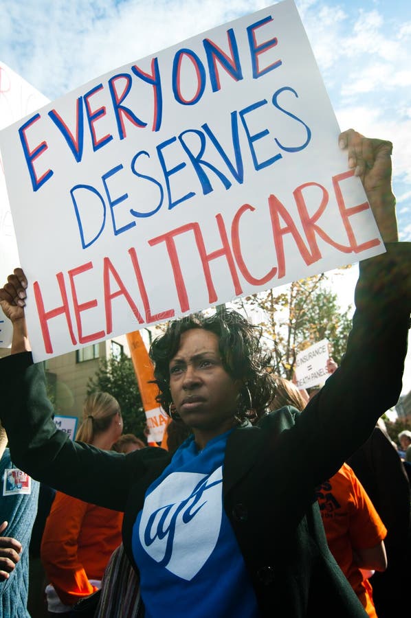 Health Care Protest editorial photography. Image of street - 11533927