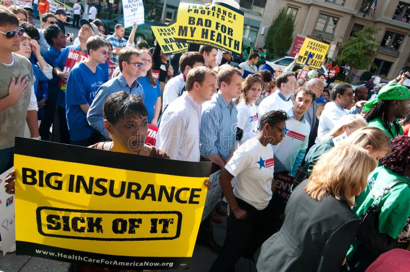 Health Care Protest editorial photography. Image of street - 11533927