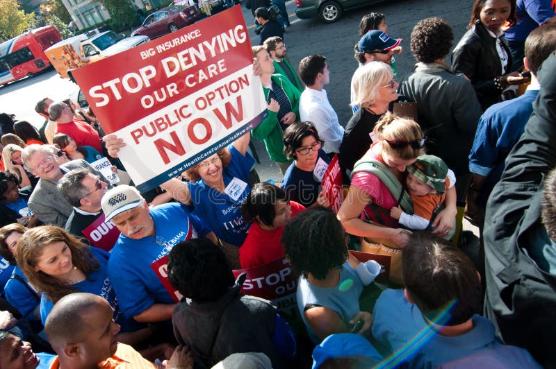 Health Care Protest editorial photography. Image of street - 11533927
