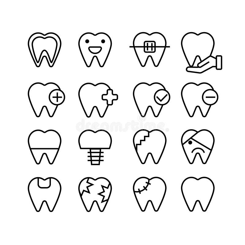 Health Care Set. Set of Outline Icon. Logo. Vector Stock Illustration ...