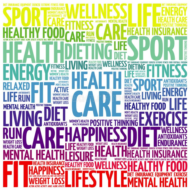 Health care word cloud stock illustration. Illustration of clinical ...