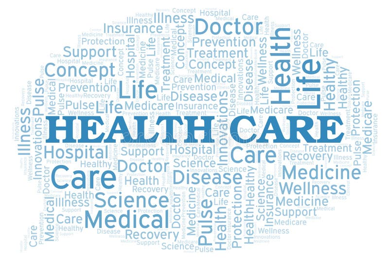 Health Care Workers Group Word Cloud Stock Illustration - Illustration ...