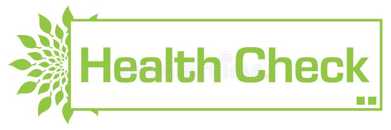 Health Check Leaves Circular Bar Stock Illustration - Illustration of ...