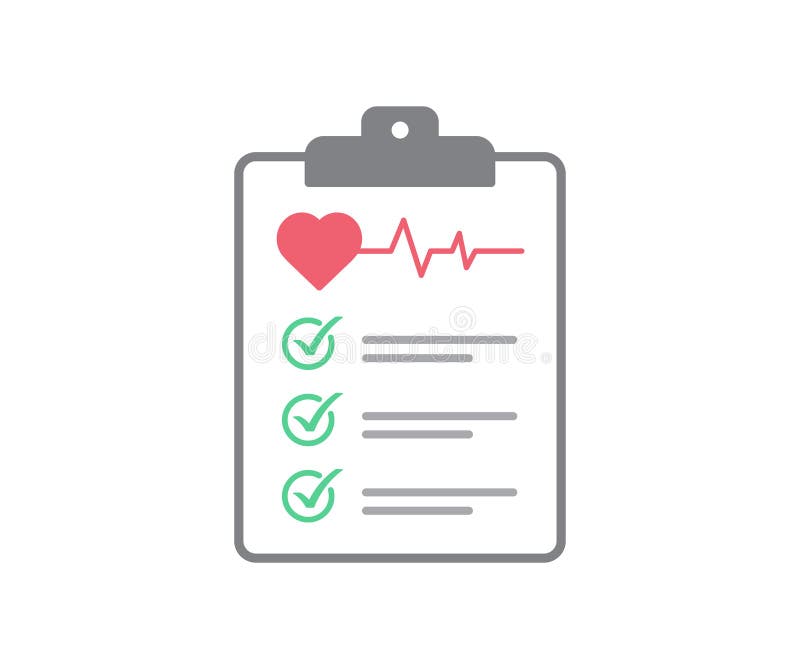 Computer Health Check Checklist Clipart