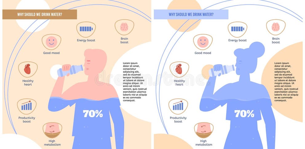 Importance Drinking Water Stock Illustrations 272 Importance Drinking