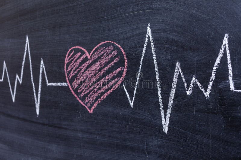 Health Concept Drawing on a Chalk Board Stock Image - Image of design ...