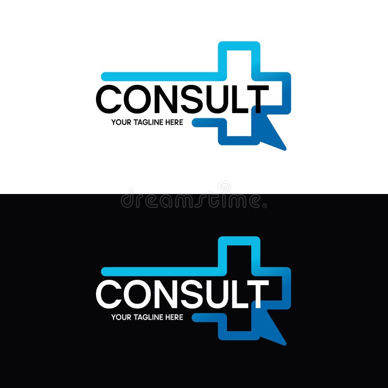 Health Consult Logo Design Template. Stethoscope Isolated on Bubble ...