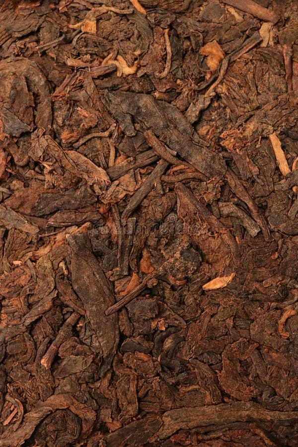 Health Drink Pressed Brown Tea Macro Background Stock Image - Image of ...