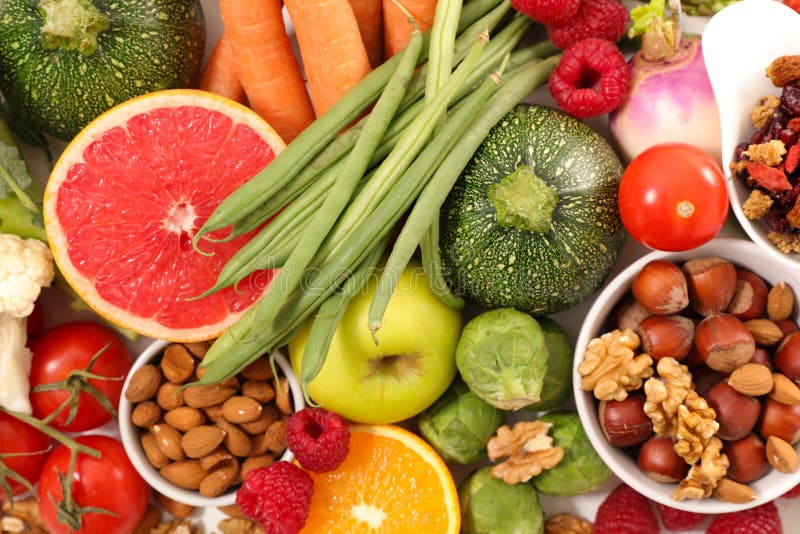 Food assortment stock image. Image of bean, hamburger - 5564199