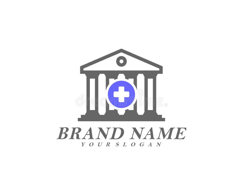Health Government Building Logo Template Vector, Icon Symbol Stock ...