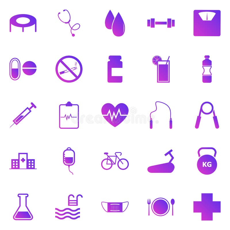 Health Gradient Logo Template. Human, Icon Geo Tag Stock Vector ...