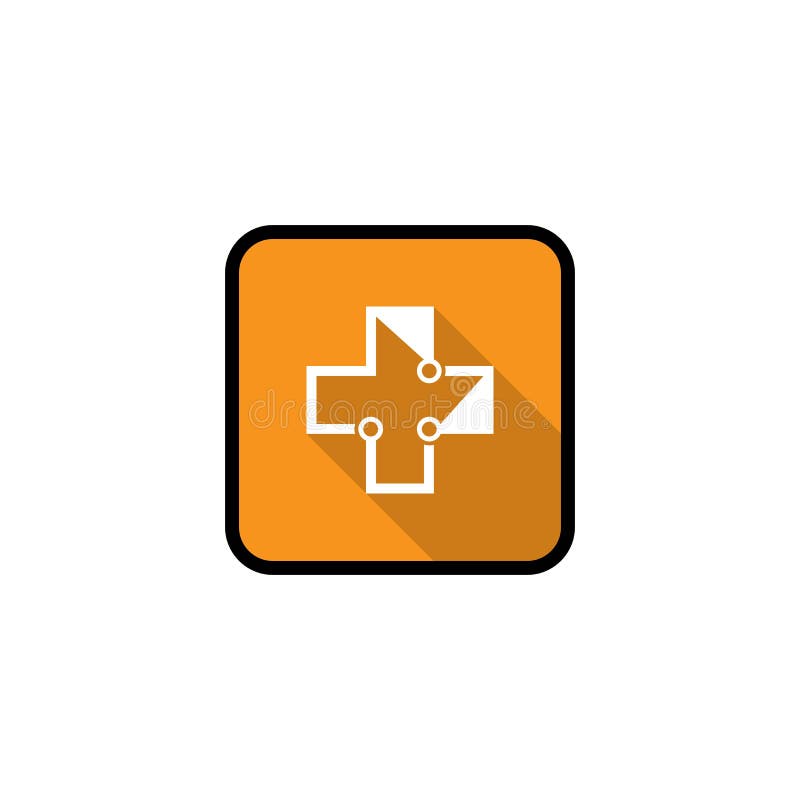 Health icon flat stock illustration. Illustration of design - 199309365