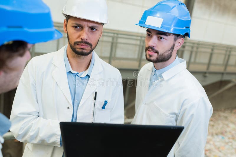 Health Inspectors for Industrial Sites Stock Image - Image of ...