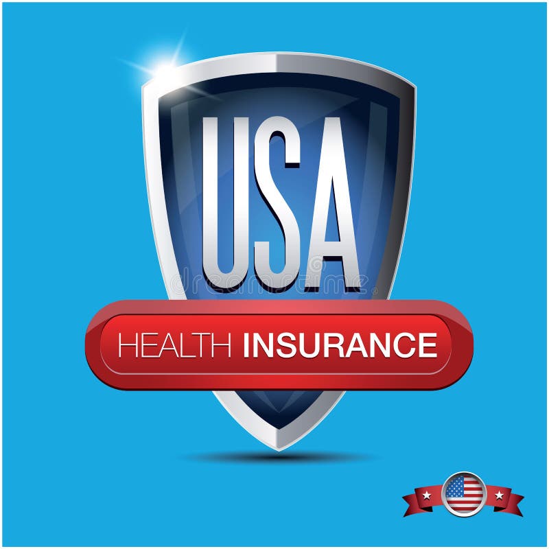 Health insurance button stock illustration. Illustration of giving ...