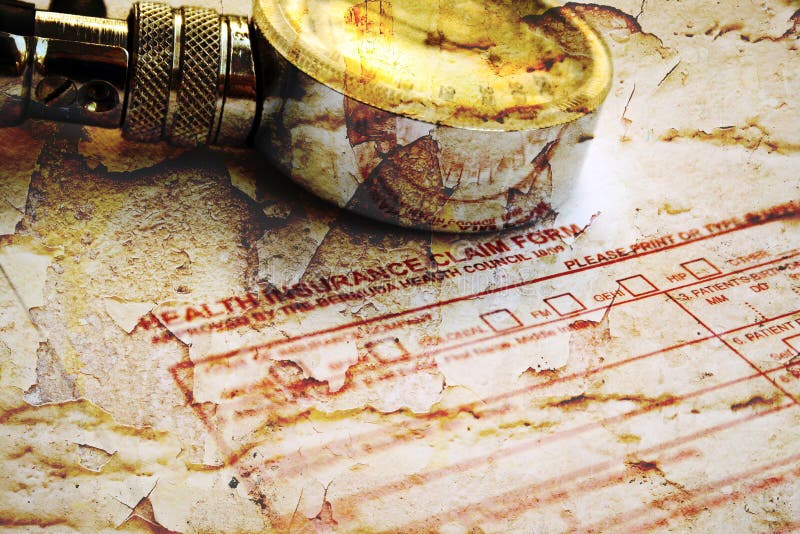 Health insurance statement stock image. Image of insurance - 14220855