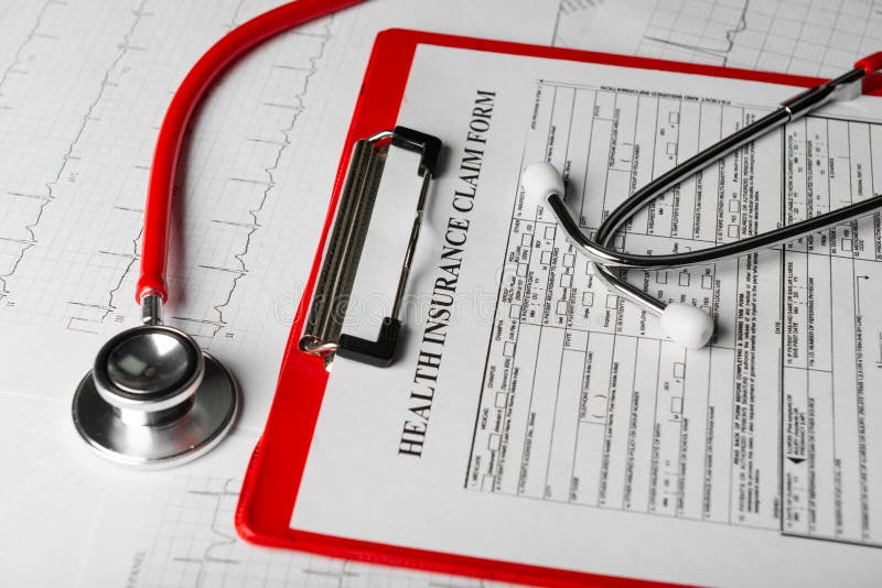 Health insurance form stock image. Image of healthcare - 178509093