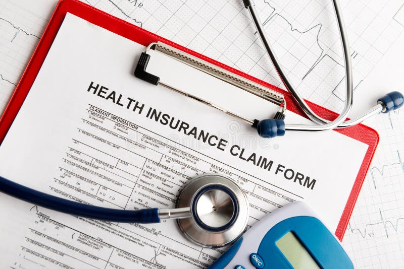 Health insurance form stock image. Image of illness, accident - 66328709