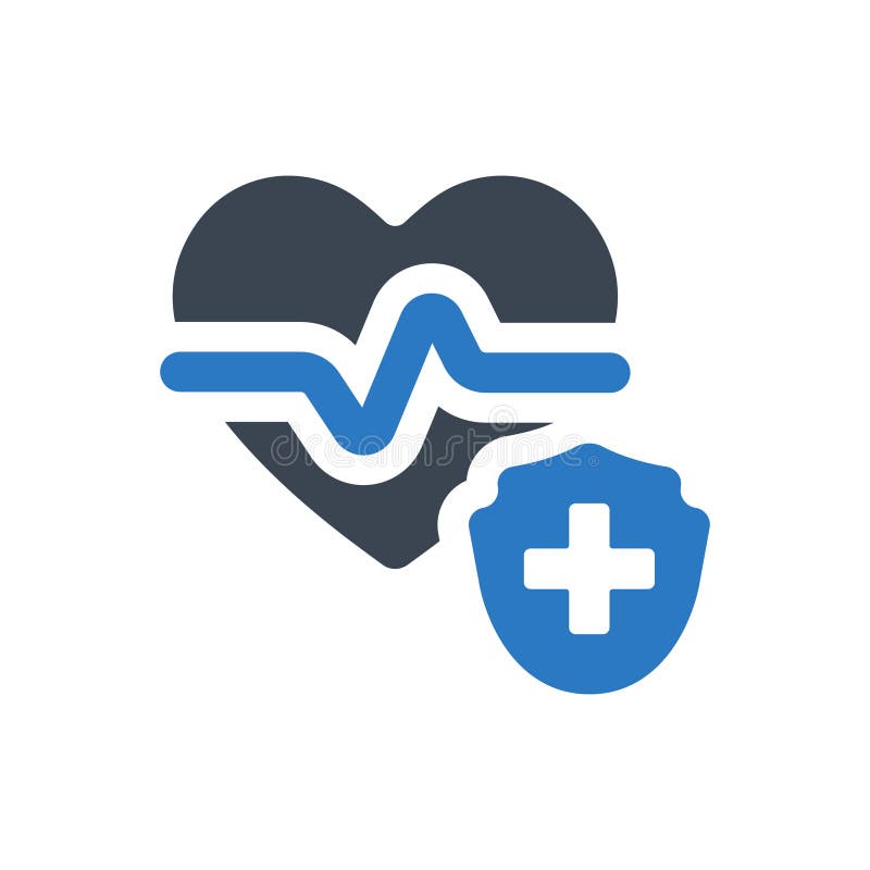 Health insurance icon stock vector. Illustration of vector - 254772274