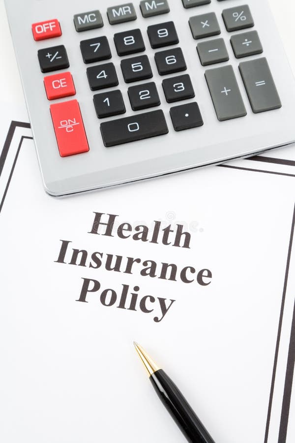 Health Insurance Policy stock photo. Image of insurance - 10143328