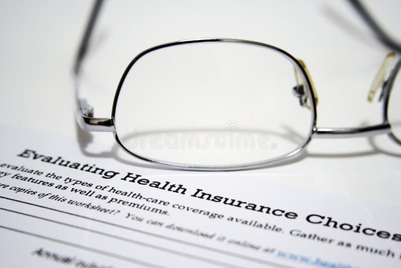 Health insurance statement stock image. Image of insurance - 14220855