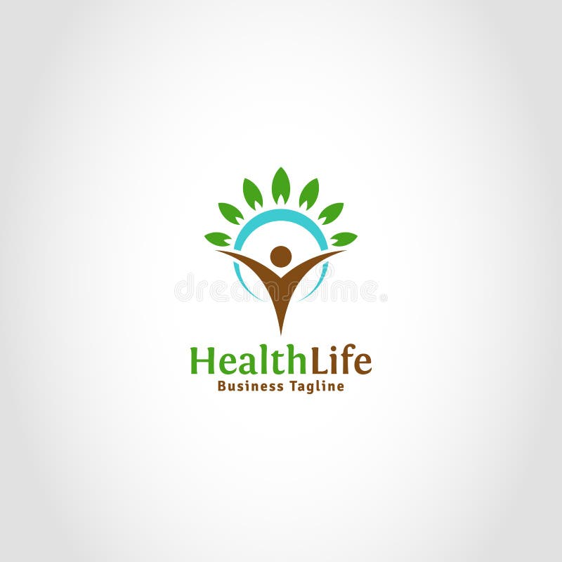 Health Life is Health Care Logo Stock Vector - Illustration of icon ...