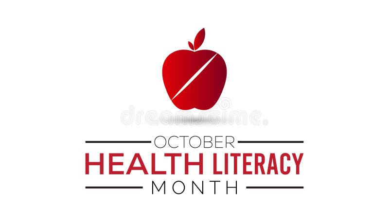 Health Literacy Month is Observed Every Year on October Stock Vector ...
