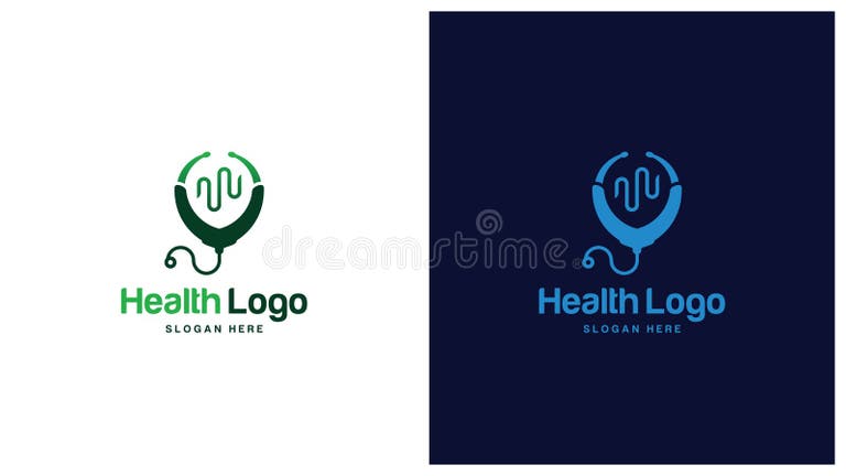 Health Logo Design Concept, Different Types of Health Logos, Simple ...