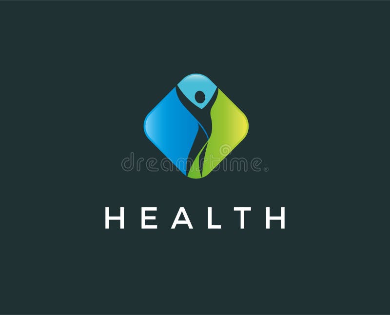 Minimal Health Logo Template - Vector Illustration Stock Vector ...