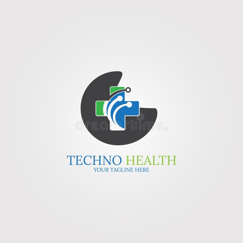 Health Logos, Symbols of Future Medical Technology, Vector Illustration ...