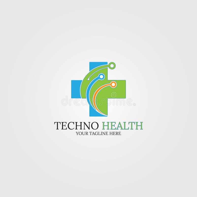 Health Logos, Symbols of Future Medical Technology, Vector Illustration ...