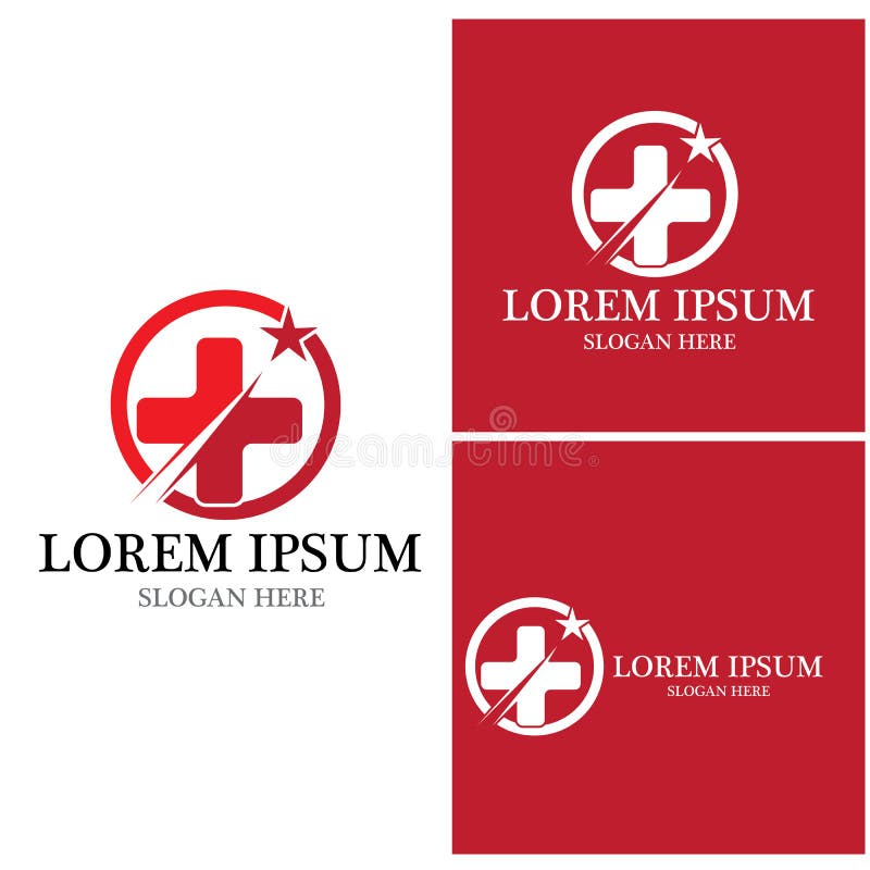Health Medical Logo Template Vector Stock Illustration - Illustration ...